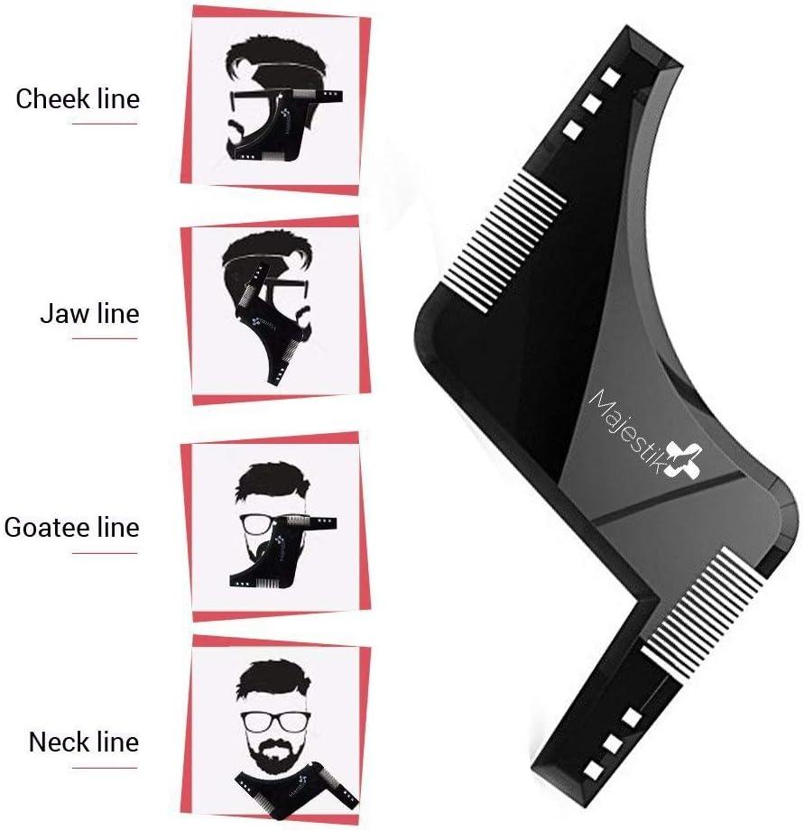 Men's Beard Styling Template Stencil - Lightweight & Flexible | One ...