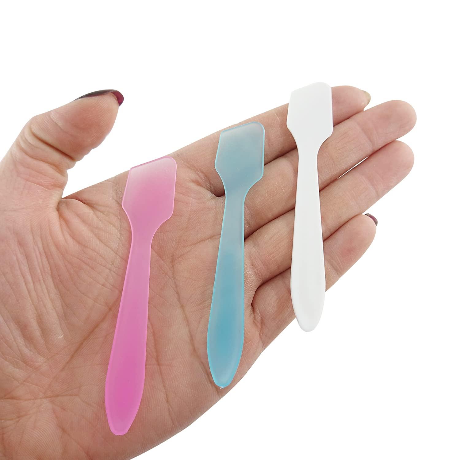 3.2 Inch Cosmetic Spatulas - 100 Disposable Makeup Tools - Mixing ...