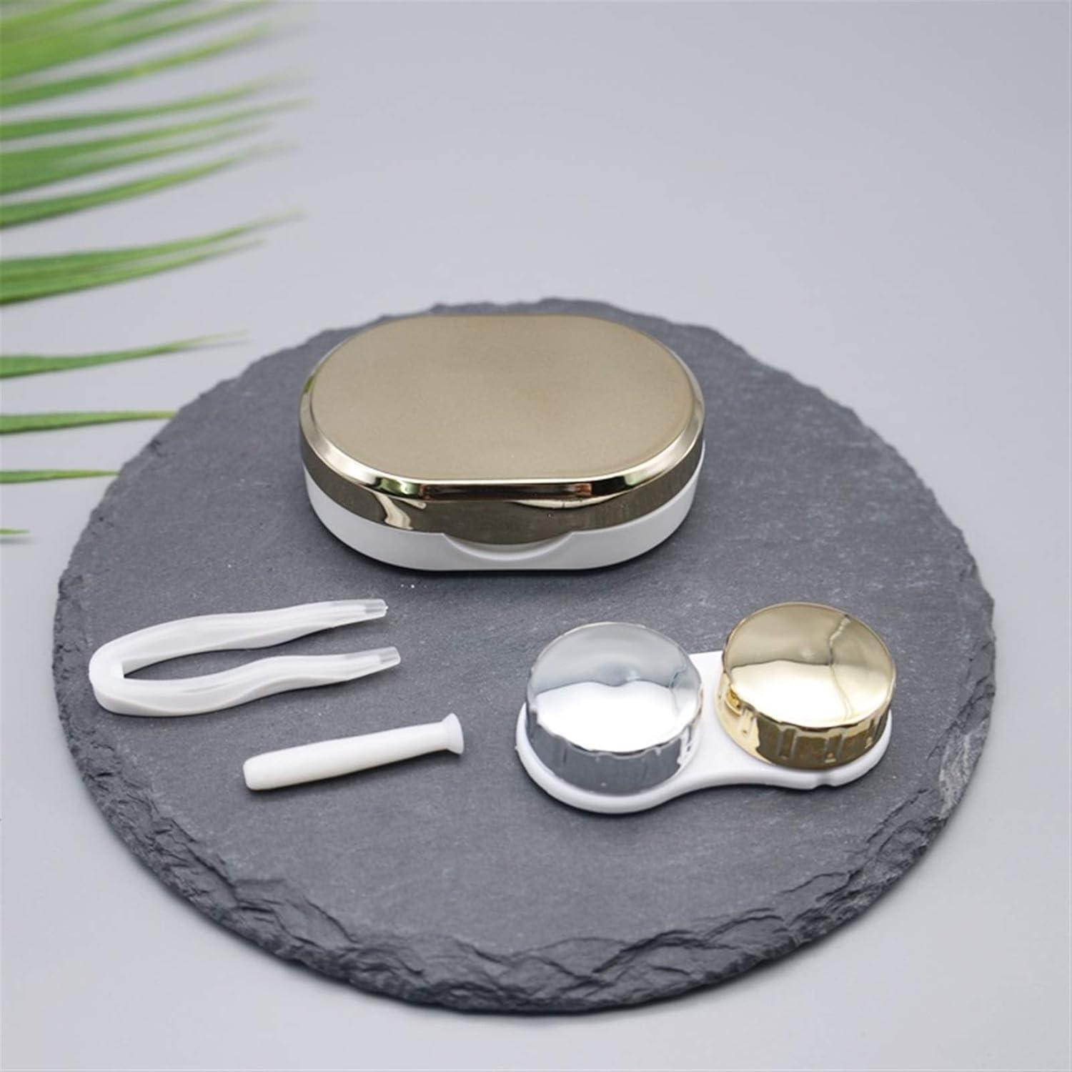 Lentil & Contact Lens Storage Container - Gold Mini Box | Portable ...