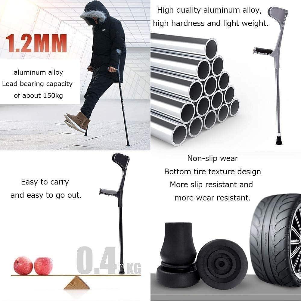 Walking Cane for Men and Women Forearm Crutches Suitable for The ...