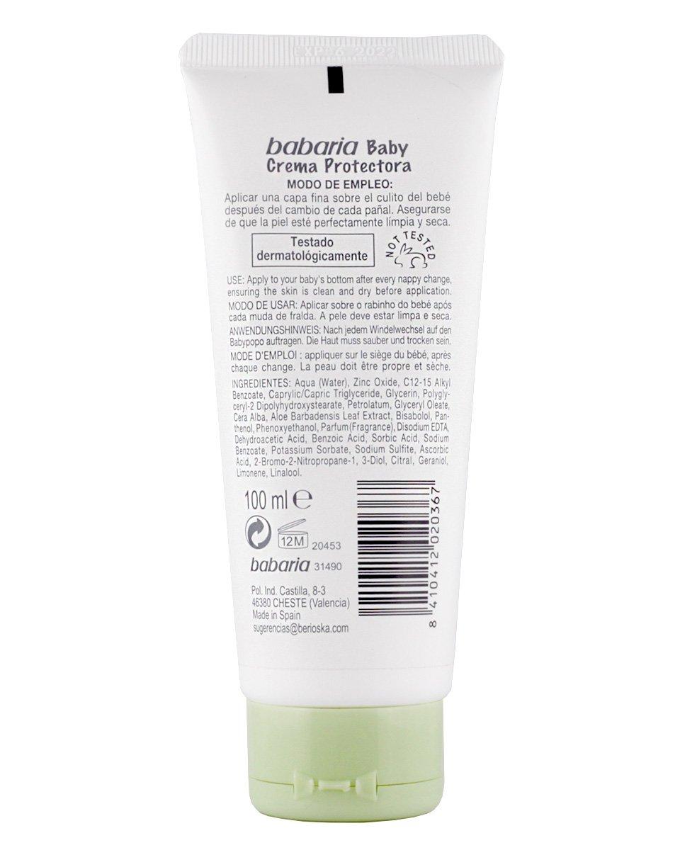 Babaria Protective Cream Baby 100ml - Gentle and Nourishing Skincare ...