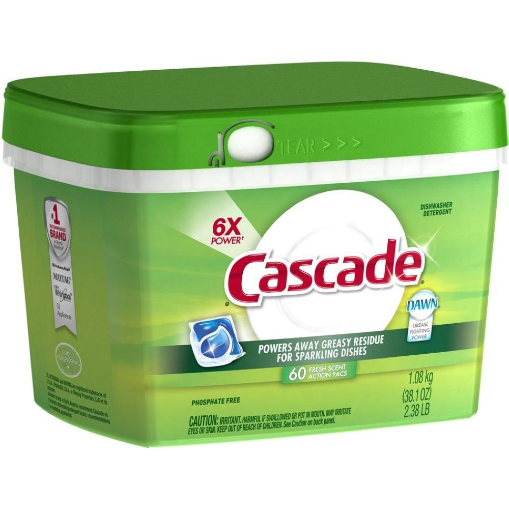 Shop Cascade Action Pacs - Powerful Dishwasher Detergent for Sparkling ...