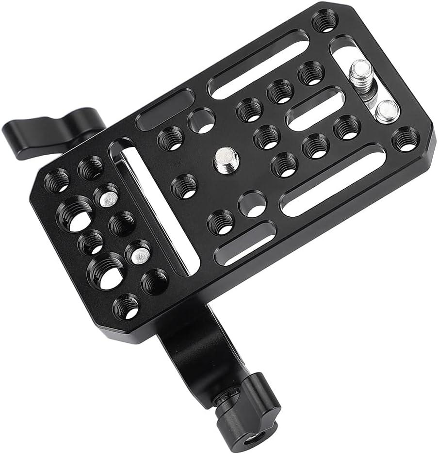 SZRIG Universal Camera Baseplate with 15mm Dual Rod Clamp for Shoulder ...