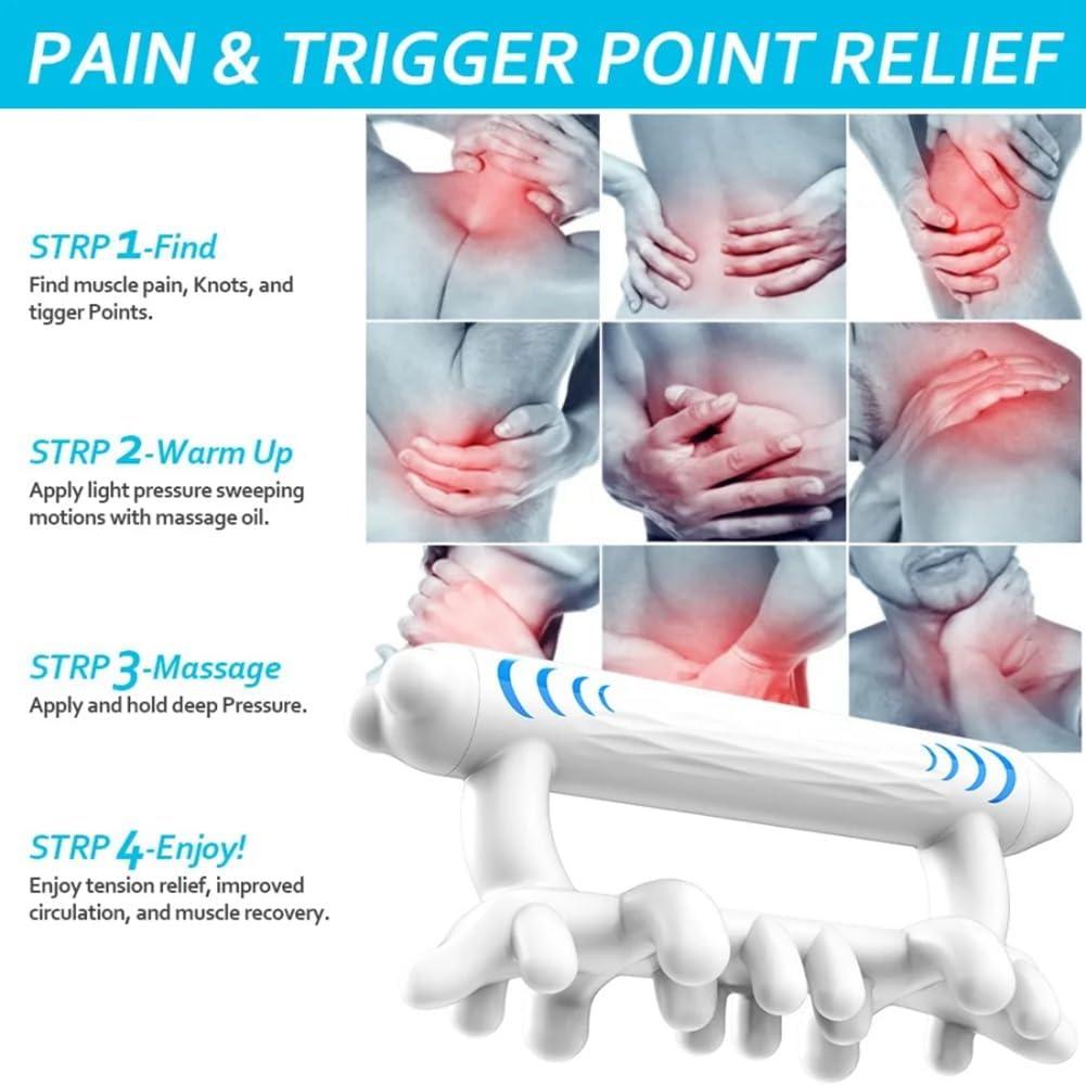 Jufum Back & Neck Massage Device | Myofascial Release Scraper | Easy-to ...