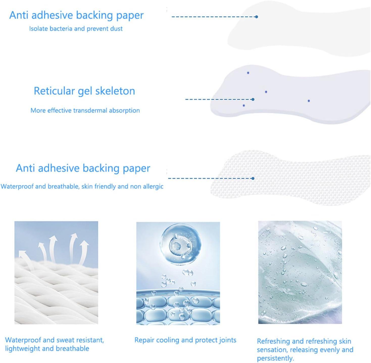 Gel Cool Skin Sheets | Mild and Skin-Friendly Cooling Patches with ...