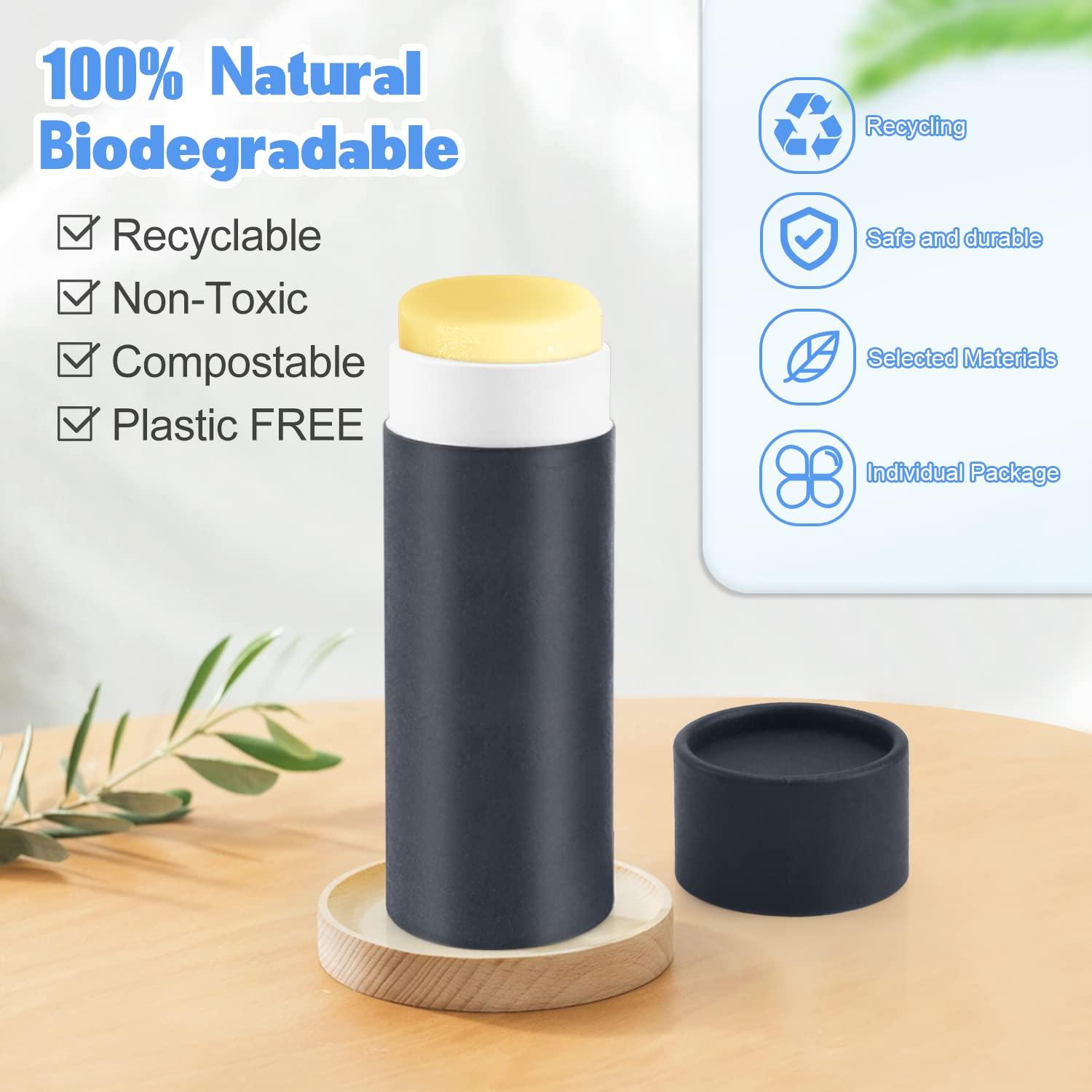 MuuuDM 2.5oz Paperboard Deodorant Containers - Set of 10 | Push-Up ...