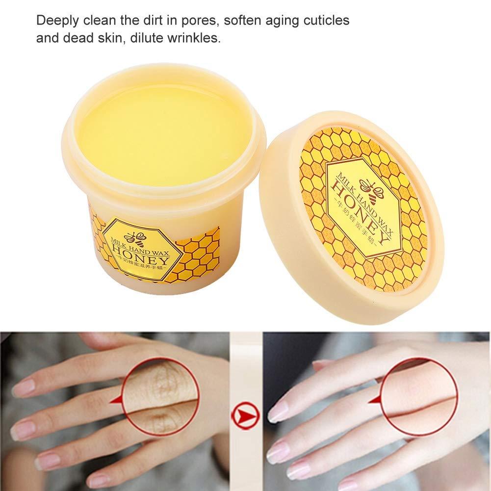 120G Milk Honey Hand Mask - Wax Peeling Brightening & Moisturizing Care ...