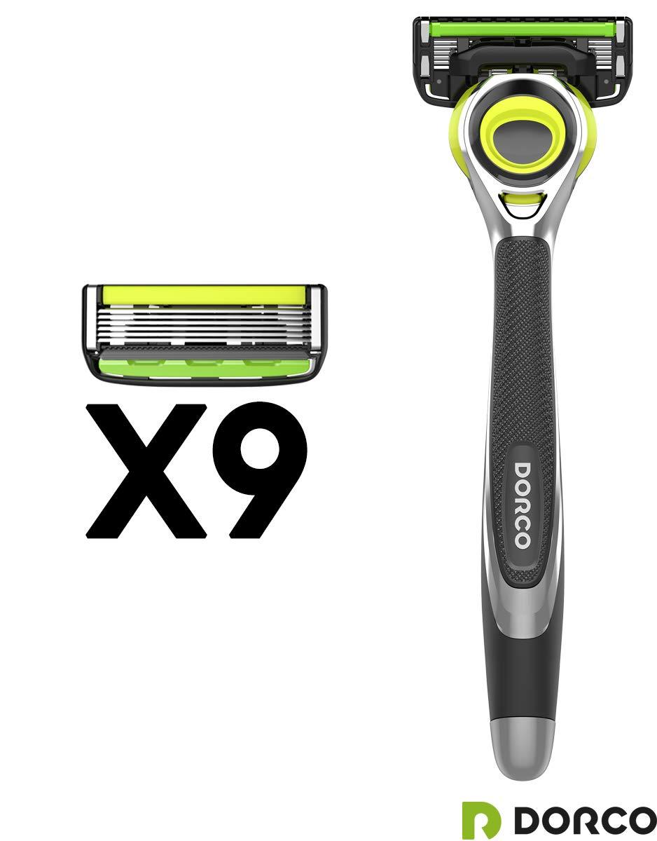 Dorco Pace 6 Pro 3D Motion Razor System - 1 Handle + 9 Cartridge Set ...
