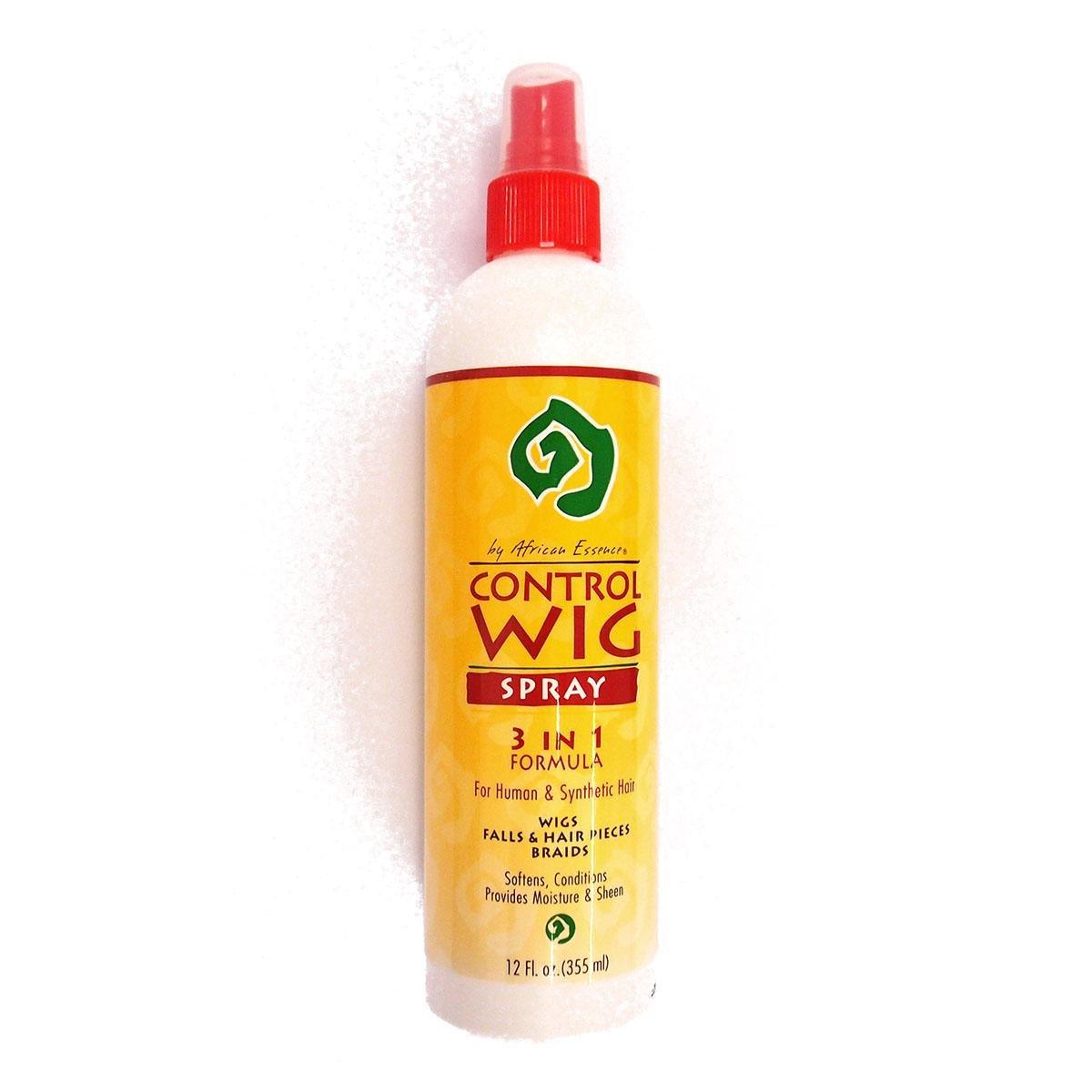 Control Wig Spray 3-in-1 Formula 12oz - Long-lasting Hold, Shine ...