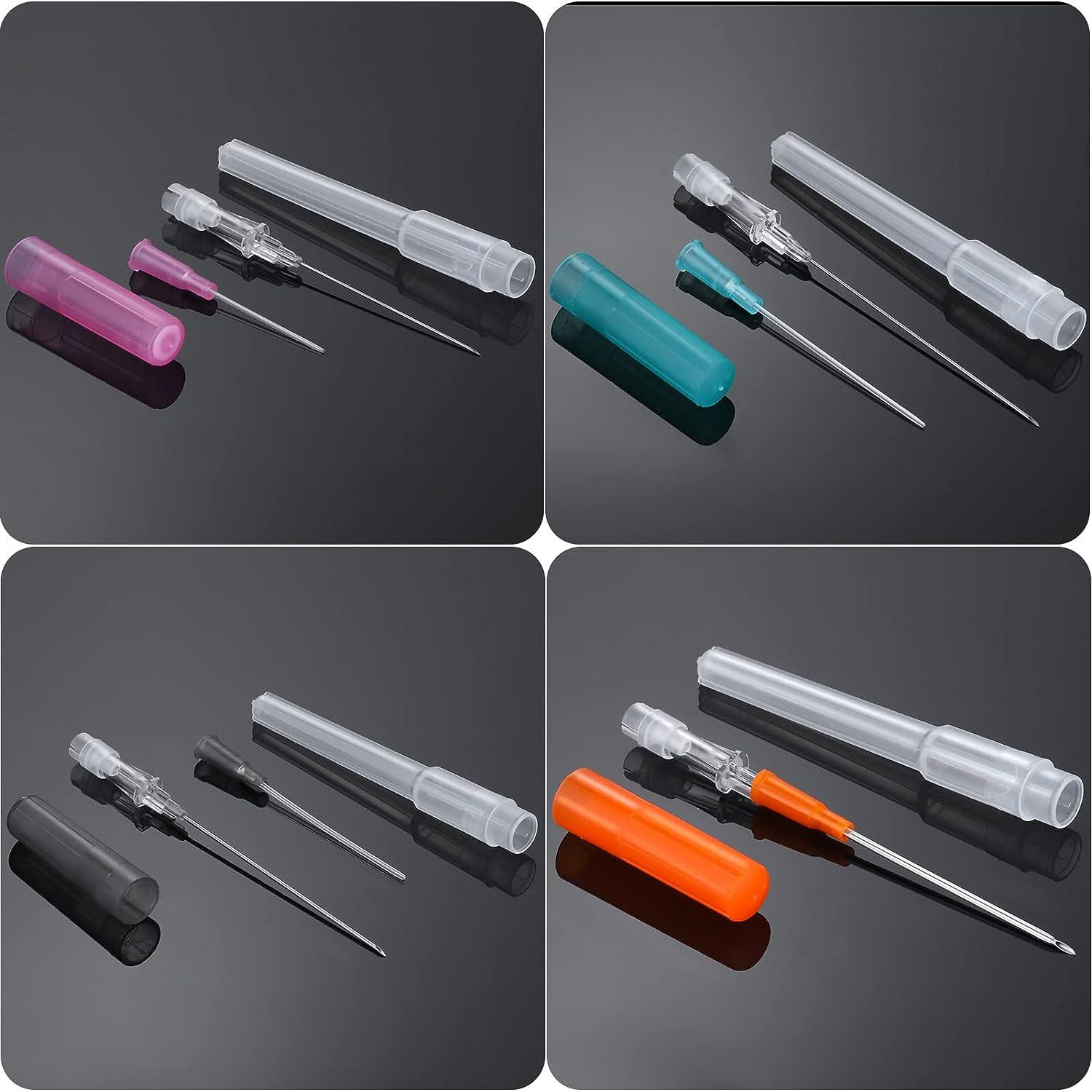 Aumeo Mixed Catheter Piercing Needles - 14G, 16G, 18G, 20G - Disposable ...