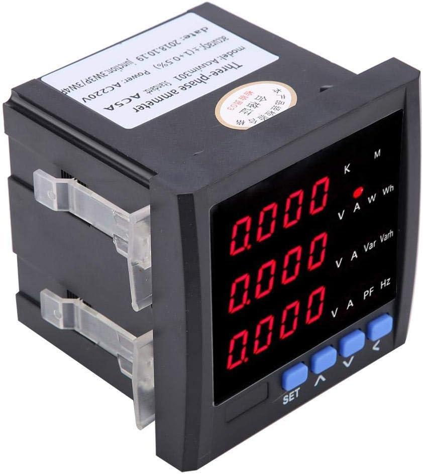 Three-Phase Display Multifunction Digital LED Programmable Three Phase ...