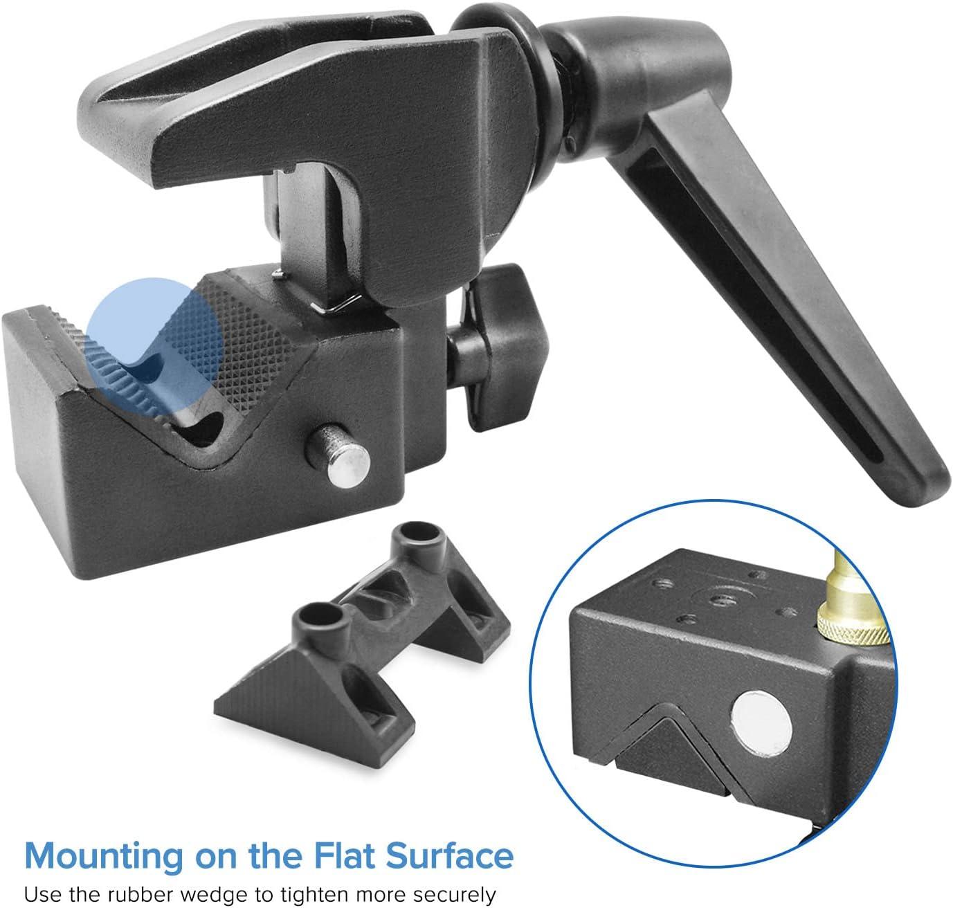 LimoStudio Super Clamp with Metal Stud for Photo Video Studio - AGG1108 ...