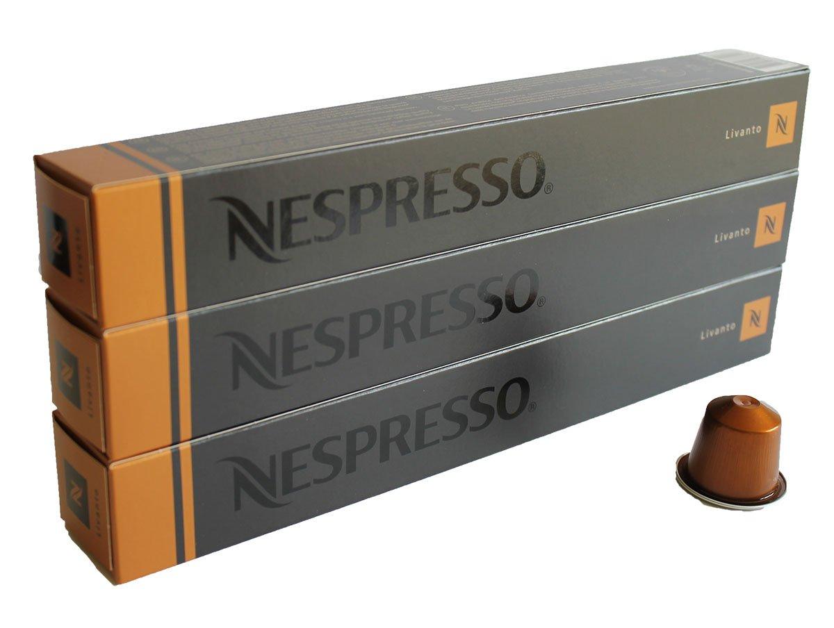 30 Nespresso Livanto Coffee Capsules | Buy Now with Express ...