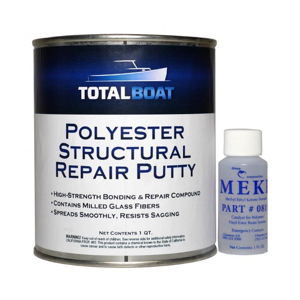 TotalBoat Polyester Structural Repair Putty - Marine Grade Fiberglass ...
