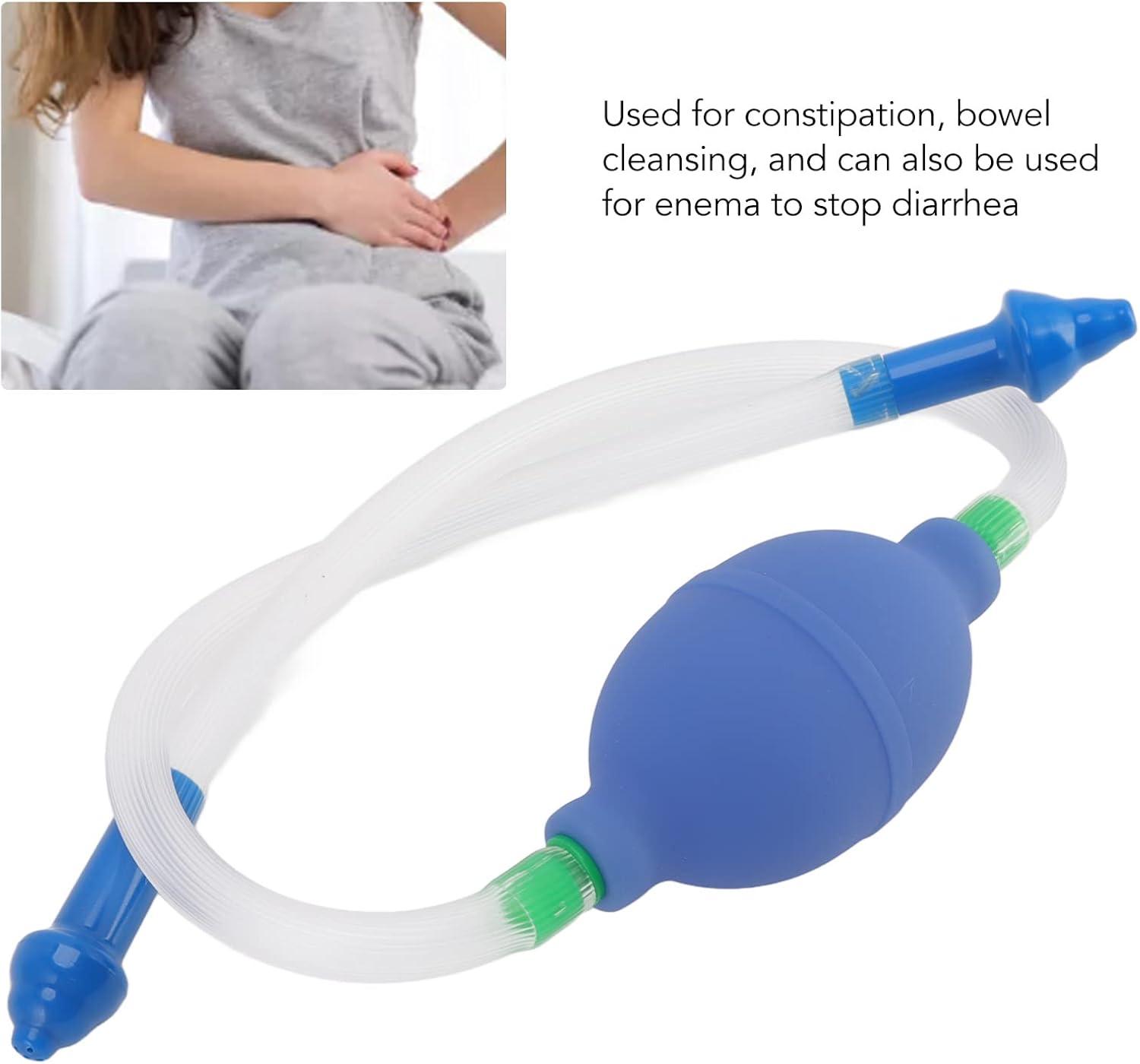 Enema Set for Constipation Relief | Blue Plastic Ball-Shaped Enema ...