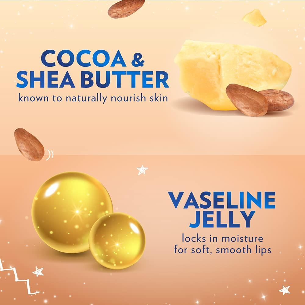 Vaseline Lip Therapy Stick Rosy Lips & Cocoa Butter Variety Pack - 4.8g (4 Pack) | Petroleum ...