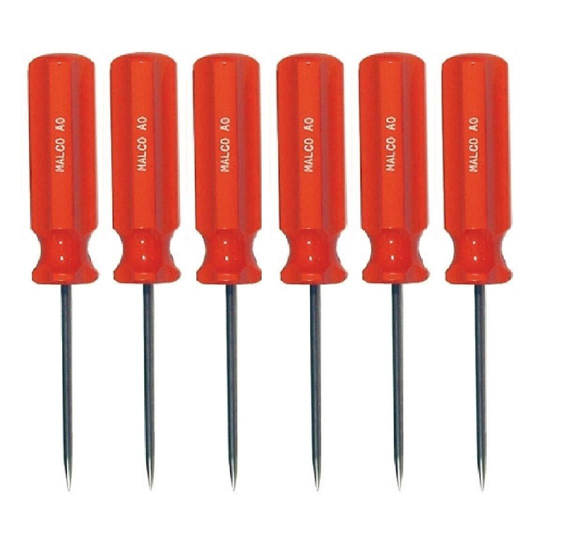 Malco A0 1/8 Scratch Awl 6-Pack with Regular Grip - Precision Tool for ...