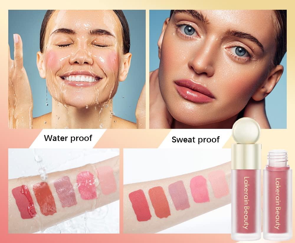 Soft Cream Matte Liquid Blush - Lightweight, Smudge Proof, Natural ...