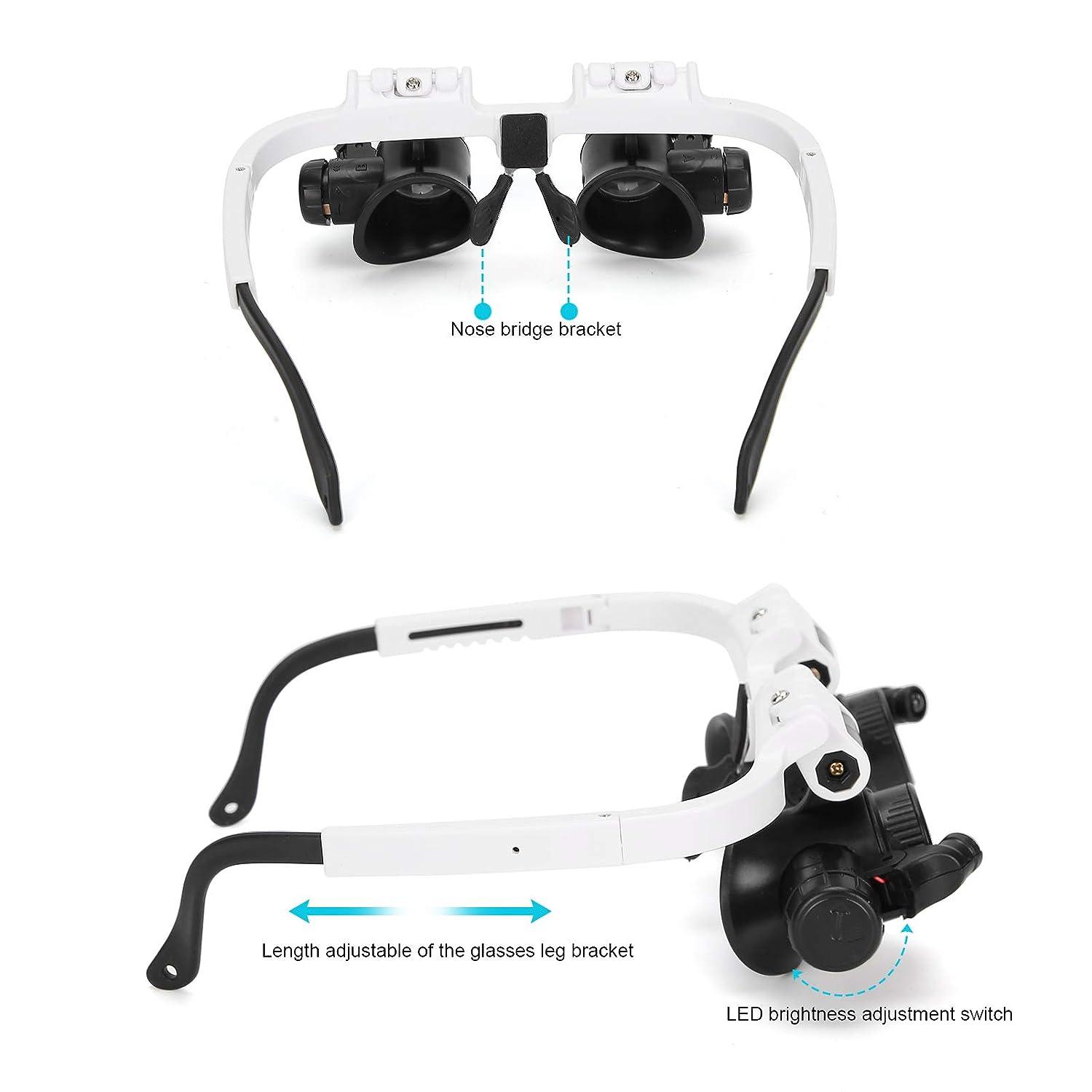 Headband Head Magnifying Glass Reading Head Loupe Glasses Magnifier ...