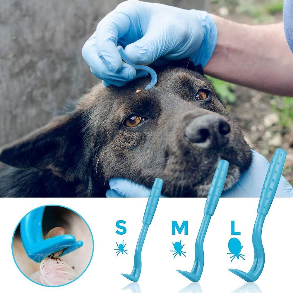 Surmounty Tick Removal Set - 6Pcs Stainless Steel Tick Tweezers ...