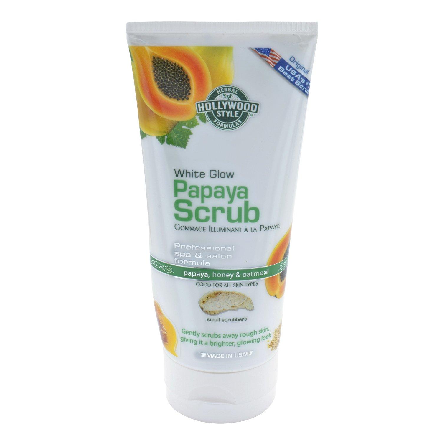 White Glow Papaya Scrub | Professional Spa Formula for Radiant Skin ...