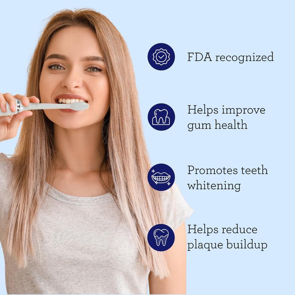 GuruNanda Sonic Toothbrush 4100 - Rechargeable Electric Power ...