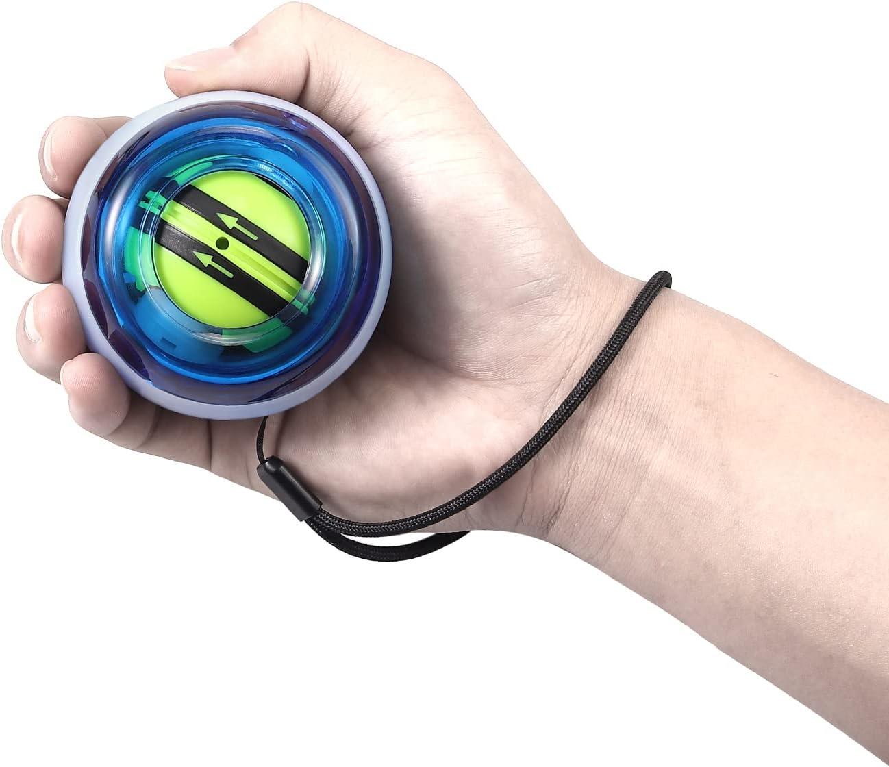 Colfuline Energyball: LED Gyroscopic Hand Trainer for Grip Strength ...