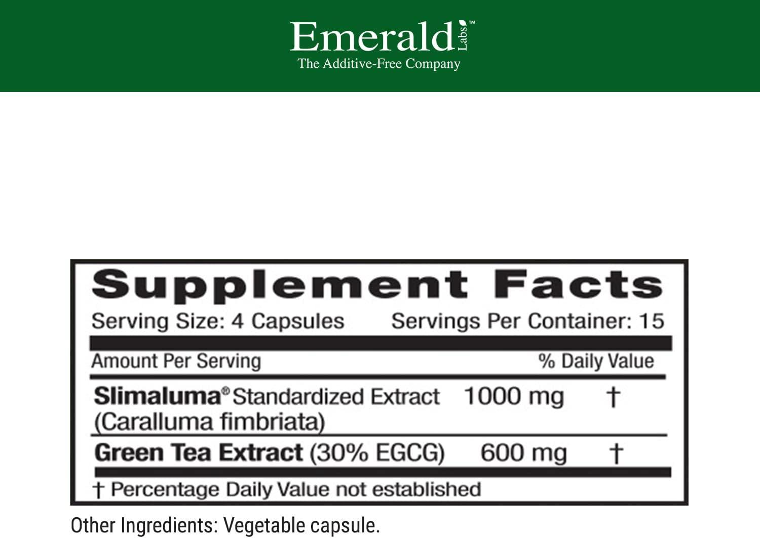 Emerald Labs Slimaluma - Natural Weight Management with Green Tea ...