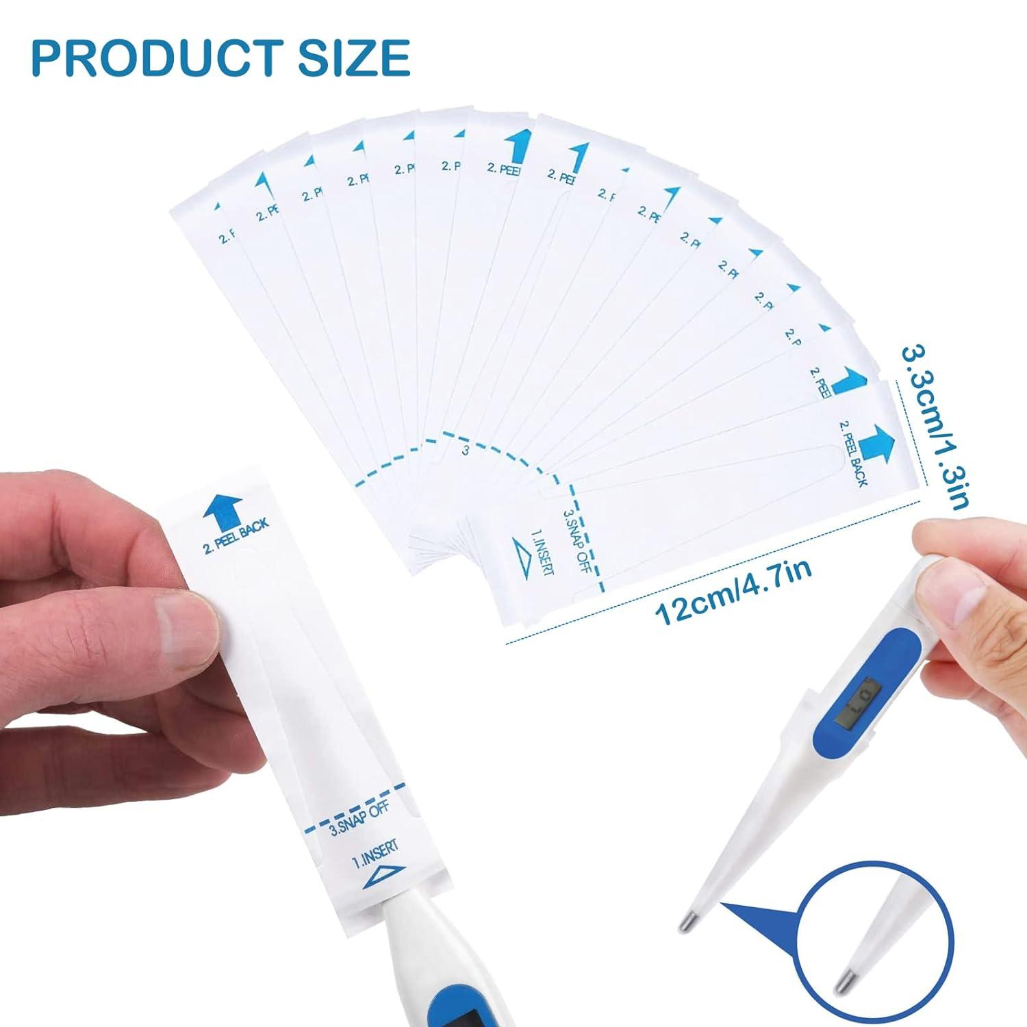 200 Disposable Digital Thermometer Probe Covers - Universal Sleeves for ...