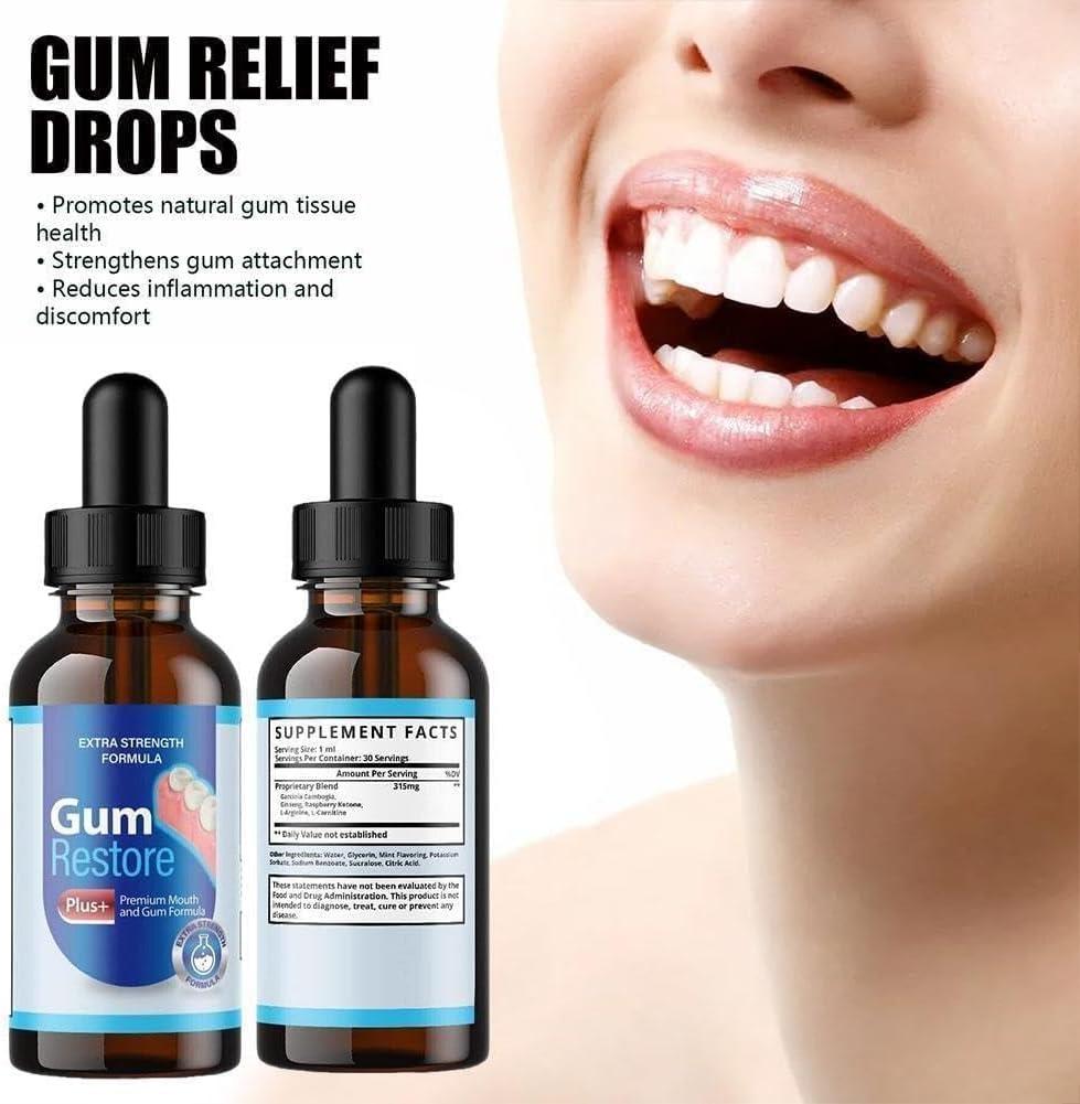 IUYQY Gum Restore Liquid Drops Liquid For Gum Regrowth Restore Relief ...