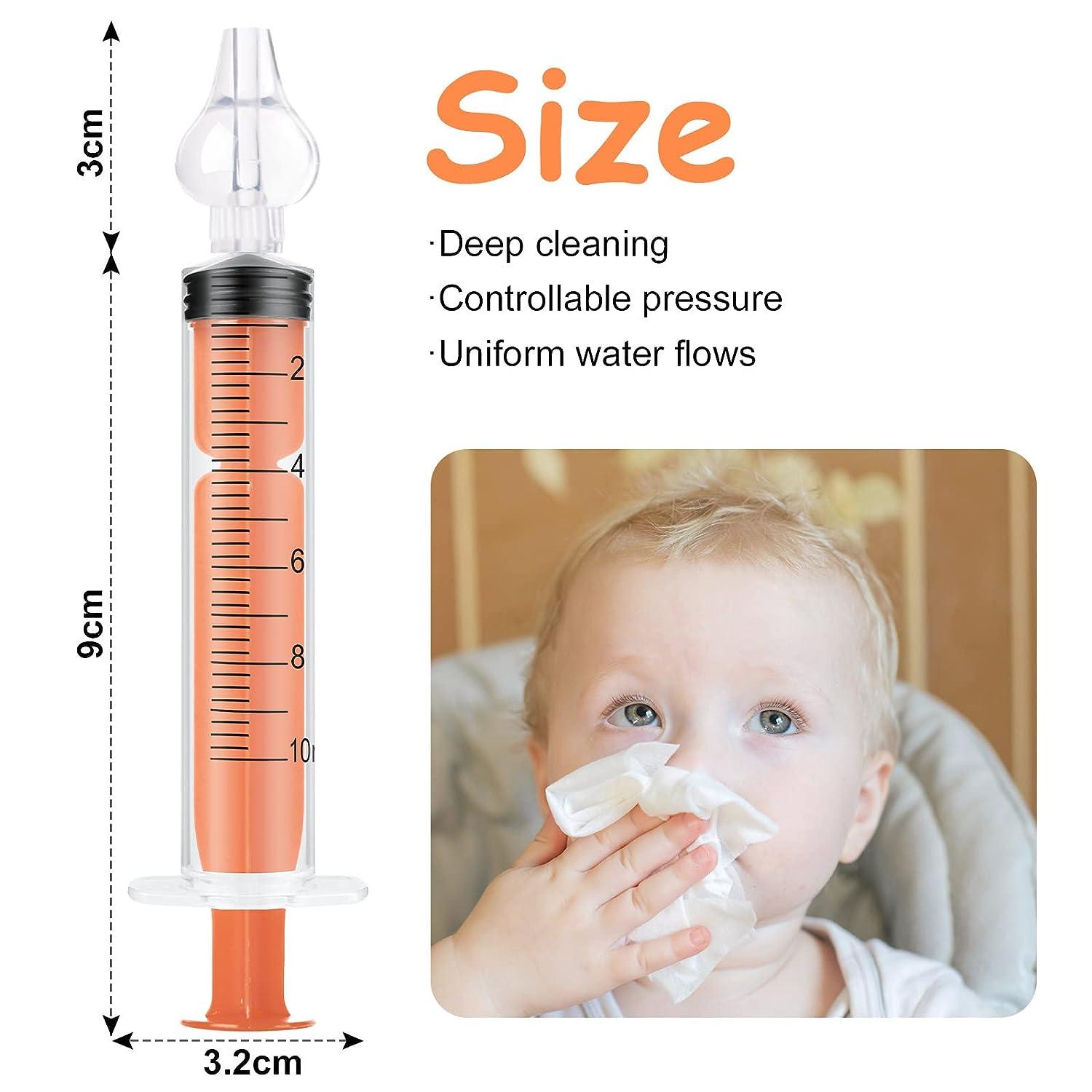 Vicloon Baby Nasal Irrigator 6PCS - Reusable Silicone Tip for Nasal ...