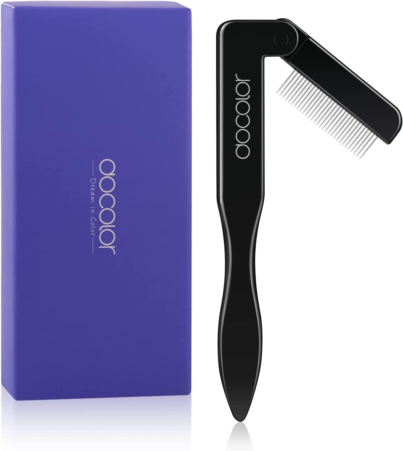 Foldable Eyelash Comb Separator - Docolor Arc Design Mascara Applicator ...