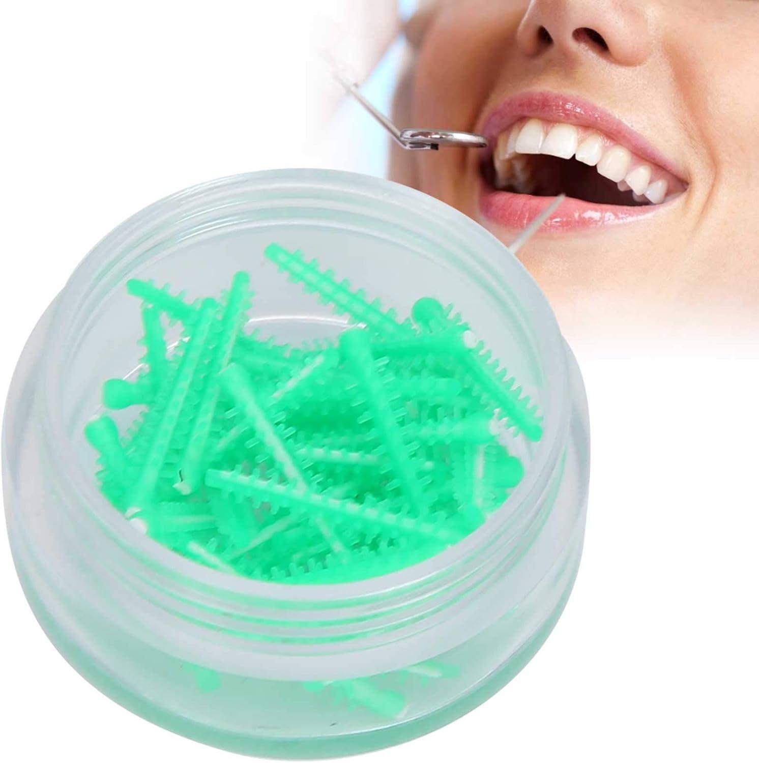 40pcs Dental Wedge Box | Colorful Green Teeth Wedges for Dental ...
