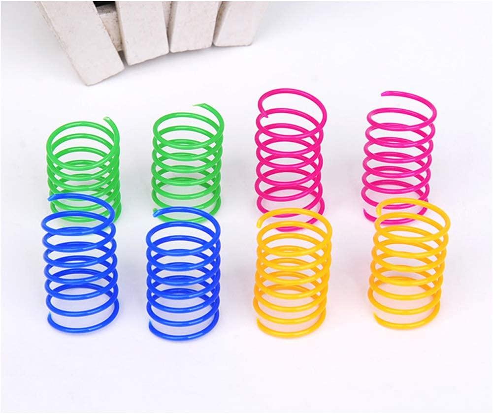 iSMARTEN Cat Spring Toy (60 Pack) - Plastic Coil Springs for Swatting ...