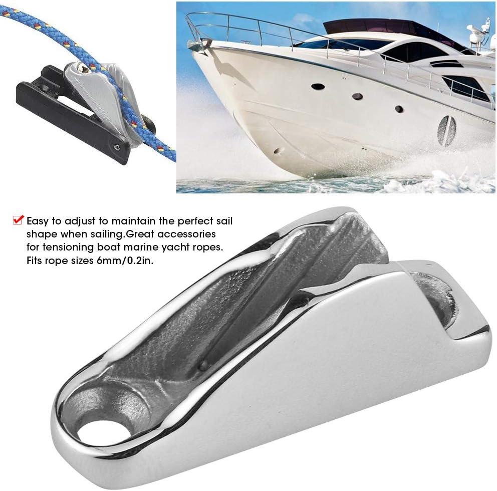 Stainless Steel Boat Clam Cleat for Rope - Acouto Rope Line Clamp ...