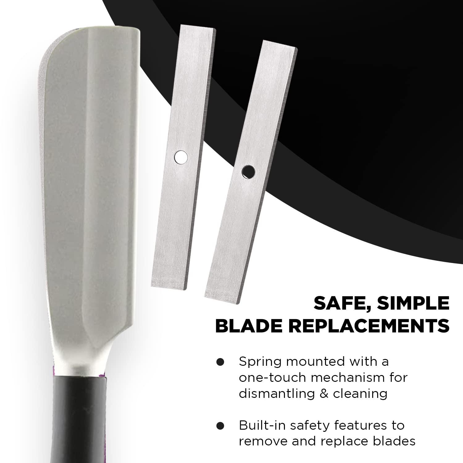 Feather Artist Club Black SS Straight Razor - Precision Shaving Tool ...