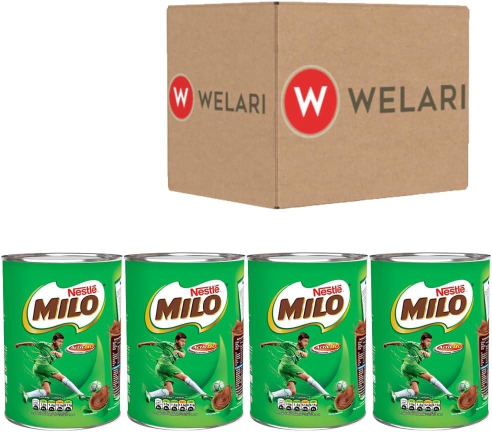Nestle 4 x 400g Chocolate Flavour Milo Milk Drink With Welari Thank You ...