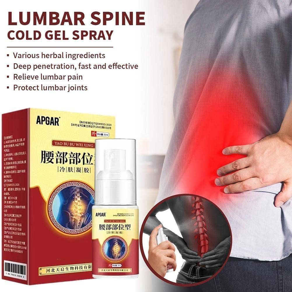30ml Lumbar Spine & Knee Joint Pain Relief Spray - Herbal Cold Gel ...