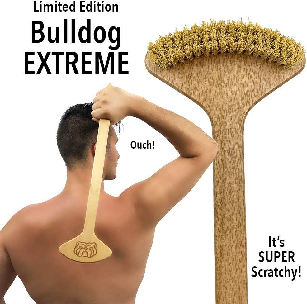 The Bulldog Extreme Back Scratcher - Extra-Stiff Bristles for Serious ...