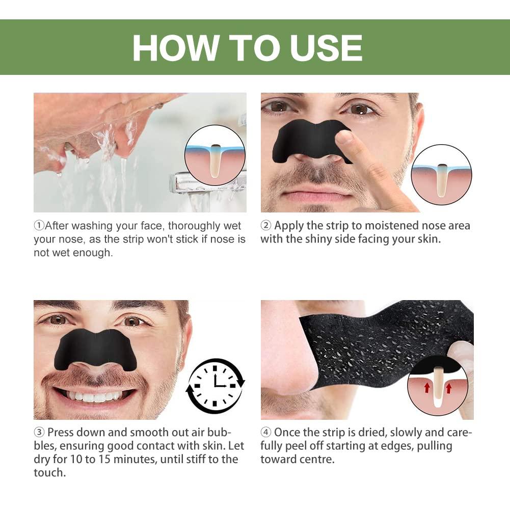 20 Pcs Nosestripes Blackhead Removal - Pore Strips for Men | Anti ...