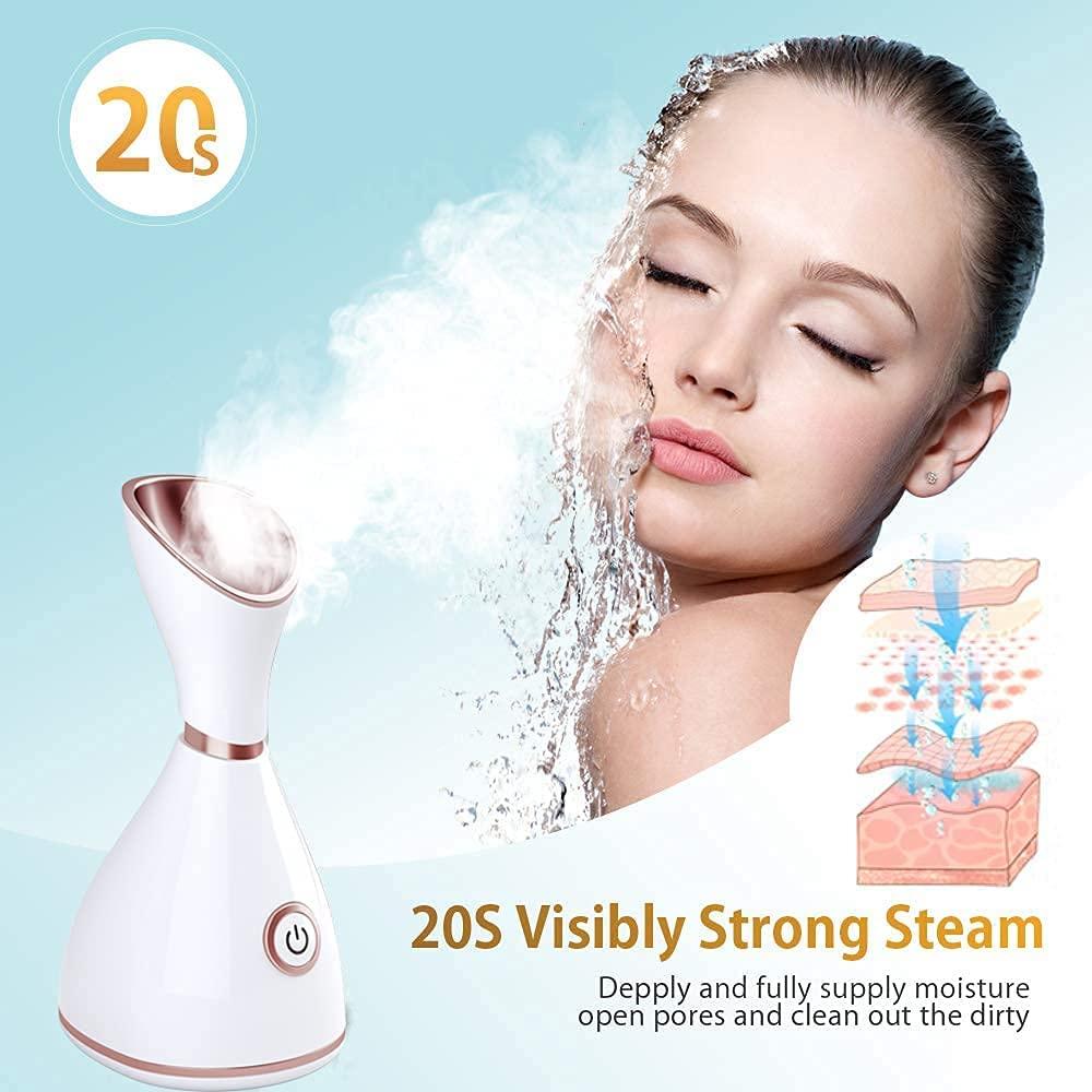 LOVONEE Facial Steamer - Home Spa Warm Mist Humidifier for Deep ...