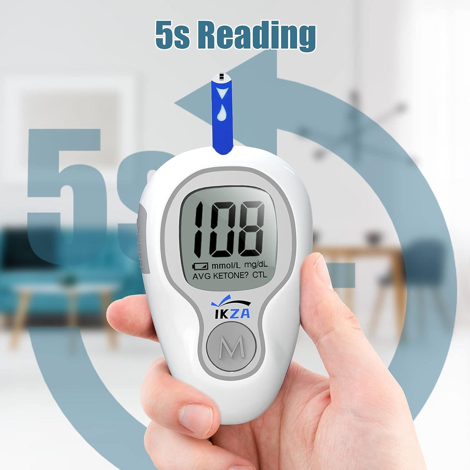 IKZA G-427B Blood Glucose Monitor & Lancing Device - Diabetes Testing ...