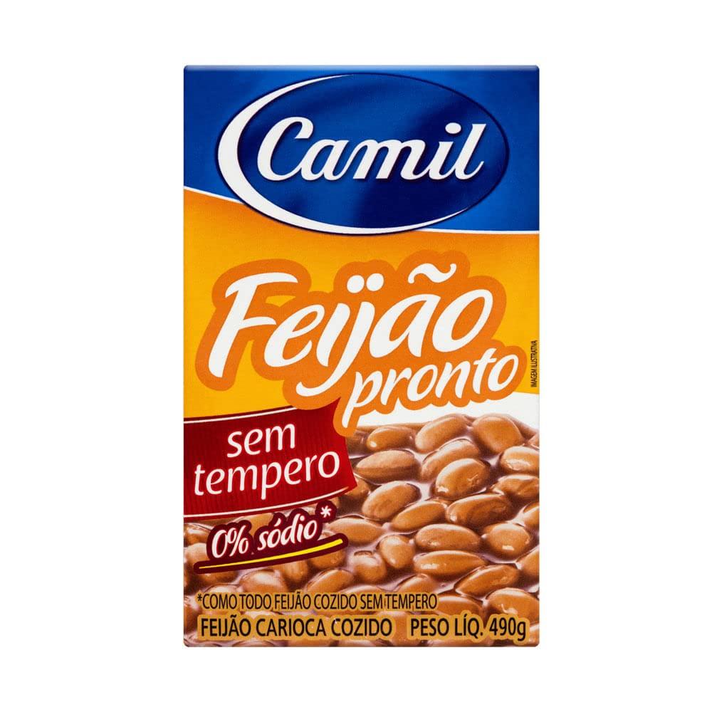 Buy Brazilian Brown Beans CAMIL - Feij o Carioca 490g | Premium Quality International Shipping ...