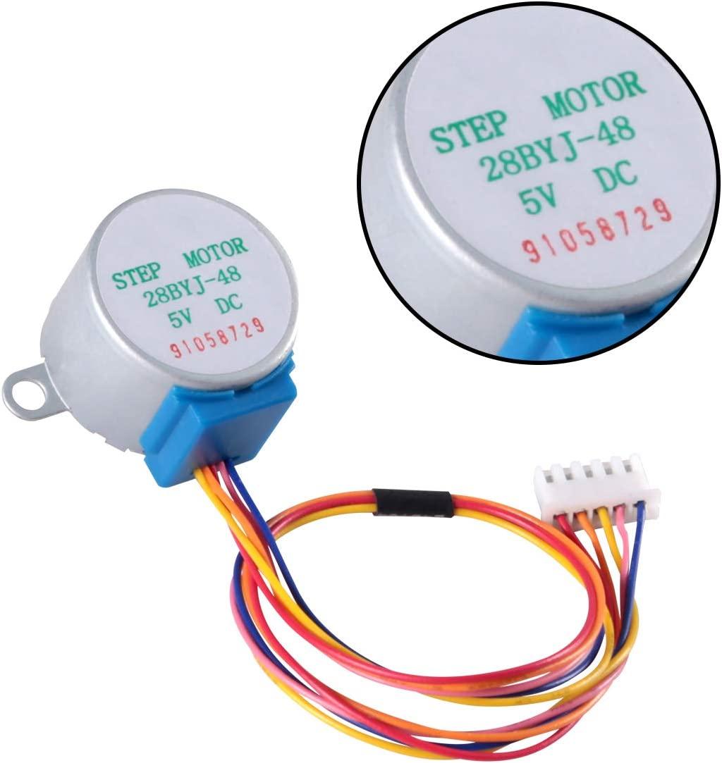 6 PCS 28BYJ-48 ULN2003 5V Stepper Motor + ULN2003 Driver Board | Buy ...