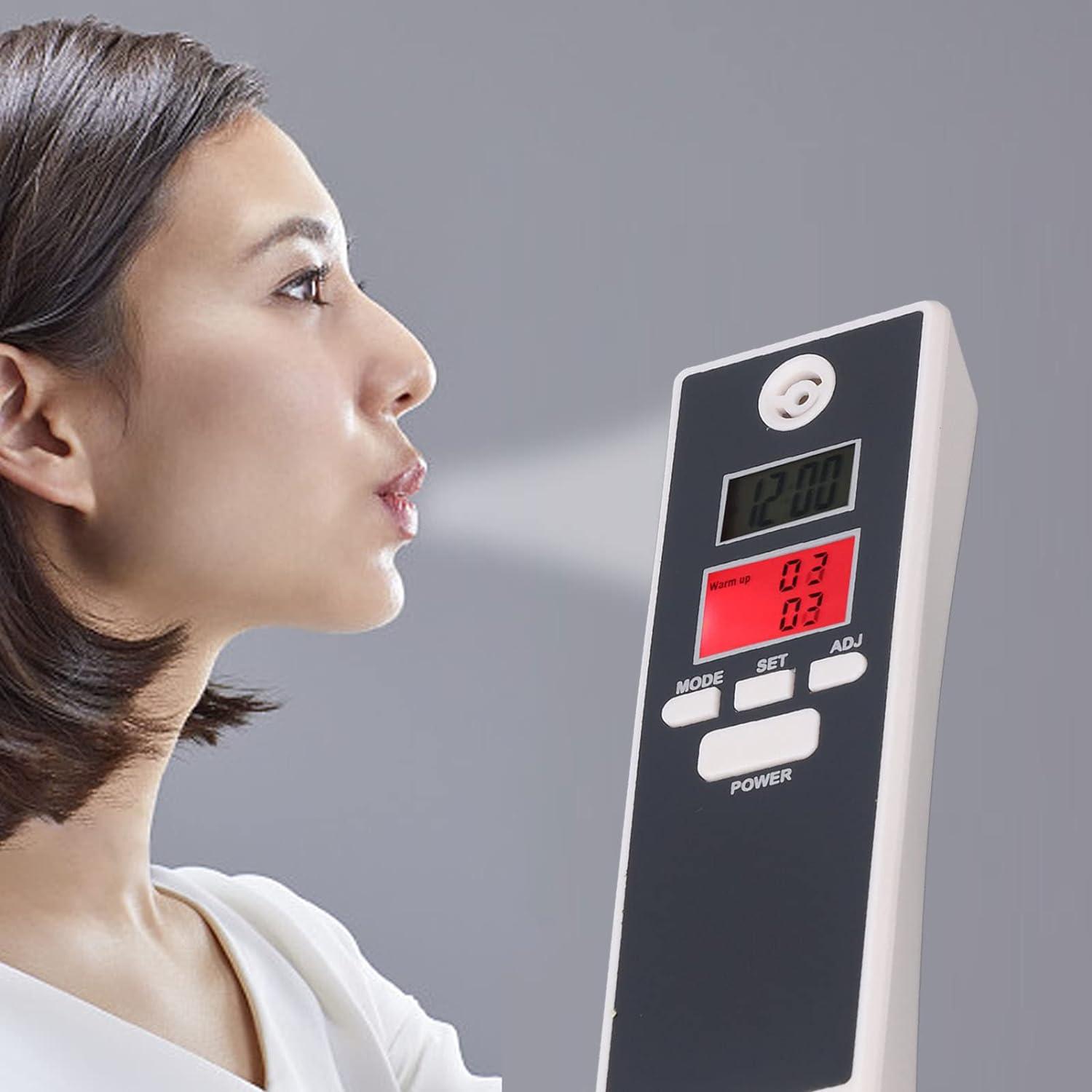 Drunk Meter Breath Tester - High Accuracy & Quick Response Audio Alarm