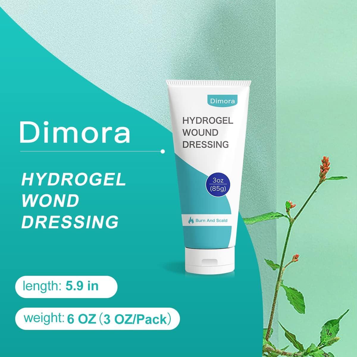 Dimora 6oz Hydrogel First Aid Ointment - Skin Repair Cream for Burns ...