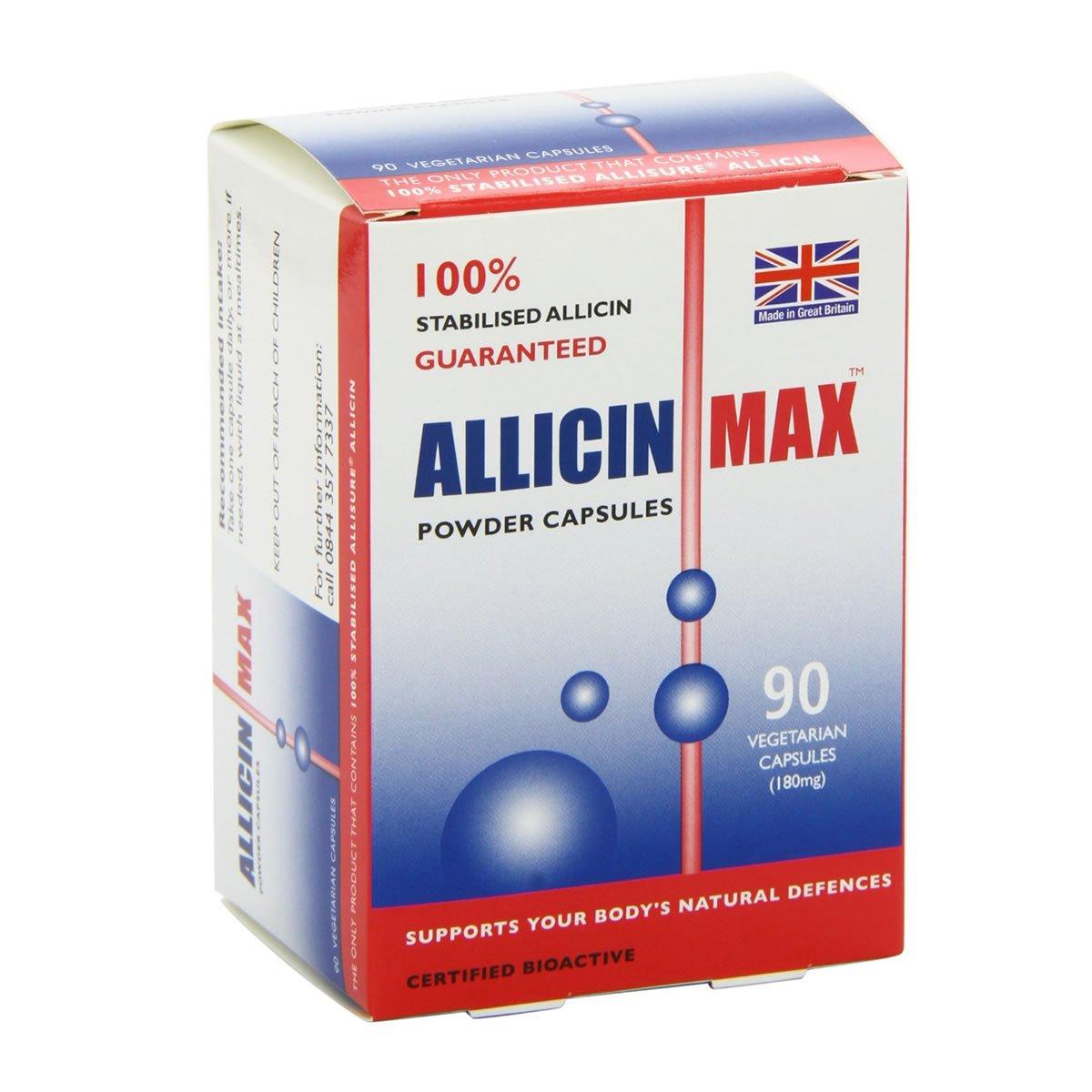 2 Pack Allicin Max - 90 Capsules Each | Powerful Allicin Extract ...