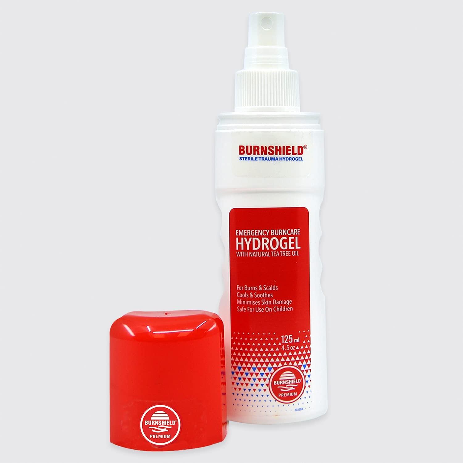Burnshield Premium 4.5 oz Hydrogel Burn Spray - Cools & Soothes Burns ...