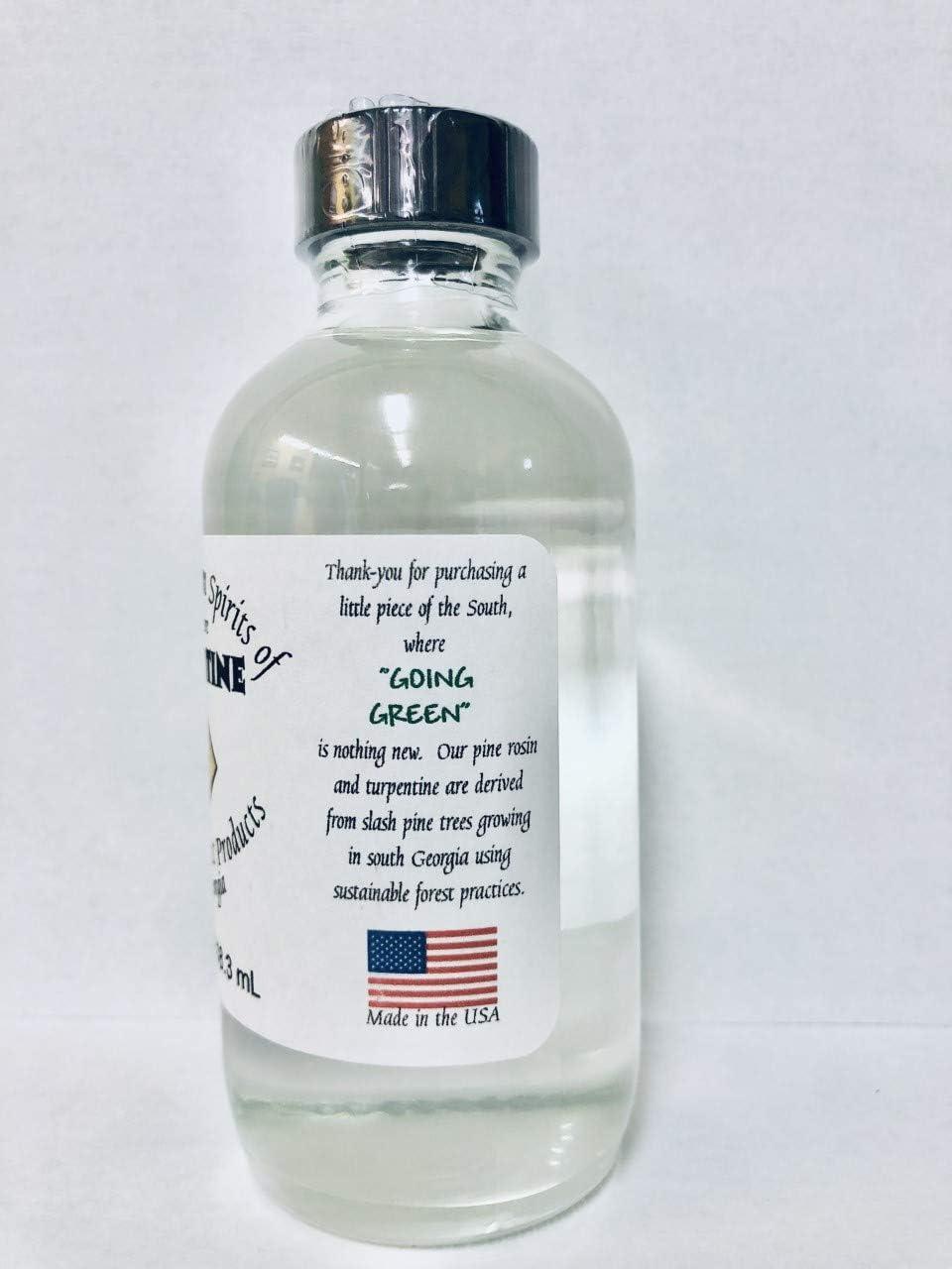 4 Oz 100% Pure Gum Spirits of Turpentine - Natural, Organic Solution ...