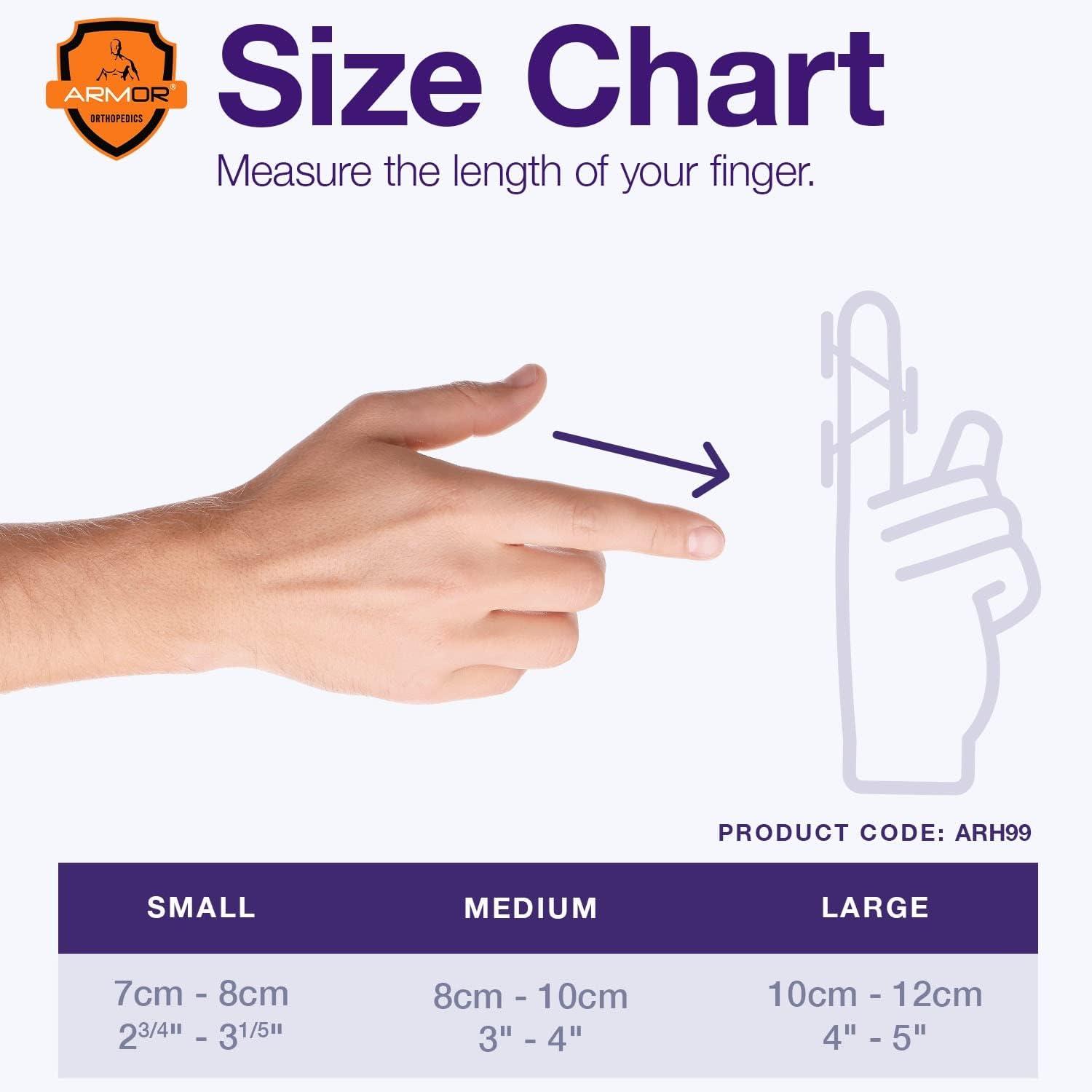 ARMOR Finger Extension Splint for Injury, Arthritis, Tendinitis ...